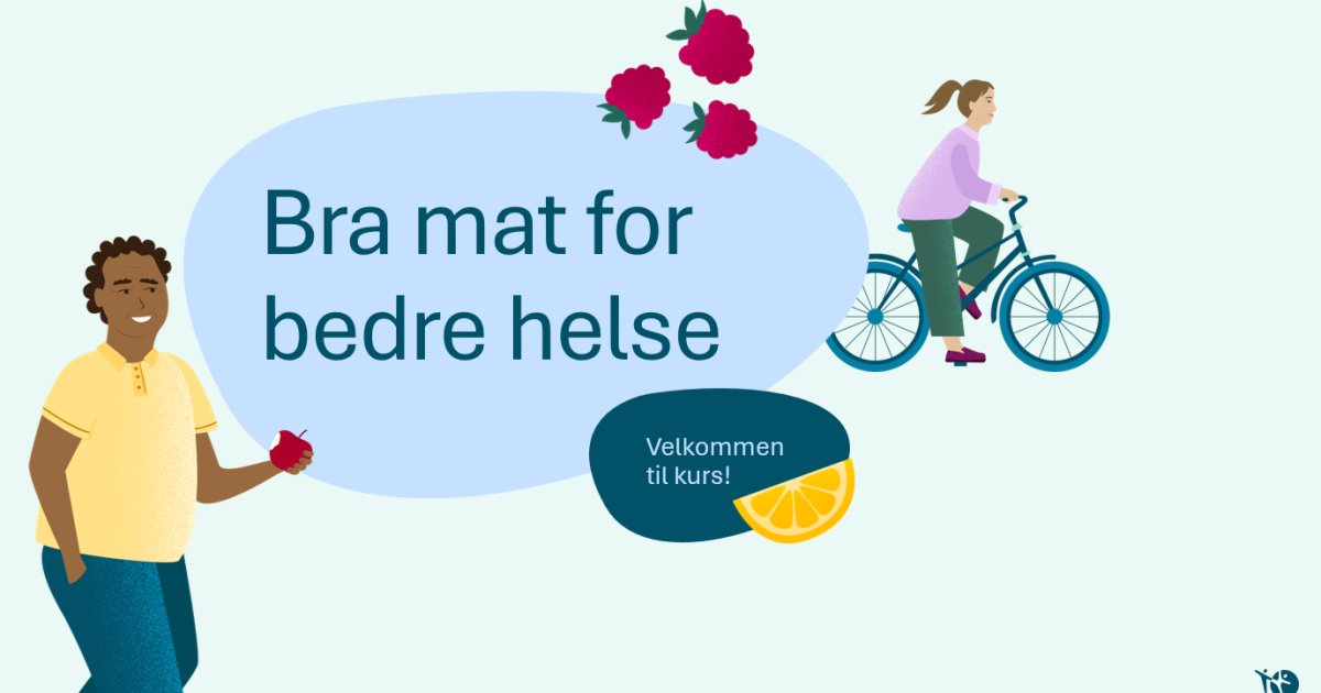 Kurslederkurs 1: Bra mat for bedre helse - Helsedirektoratet